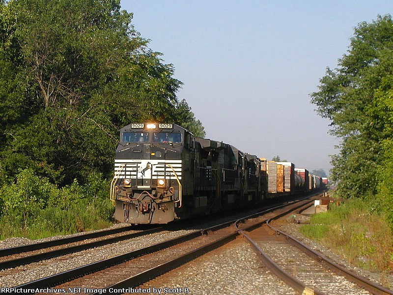 NS 9029 NS 358 8:55 A.M.